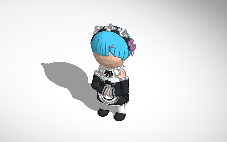 3D design Rem From RE:ZERO - Tinkercad