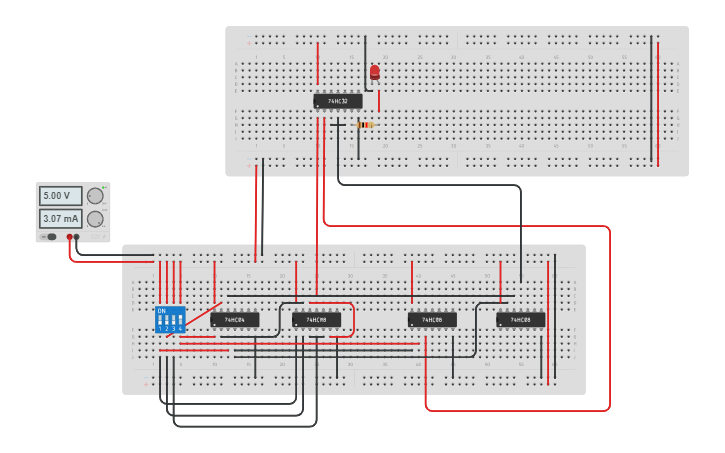 Circuit design Simulation - Tinkercad
