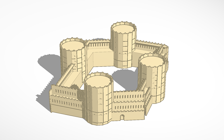 3D design castle | Tinkercad