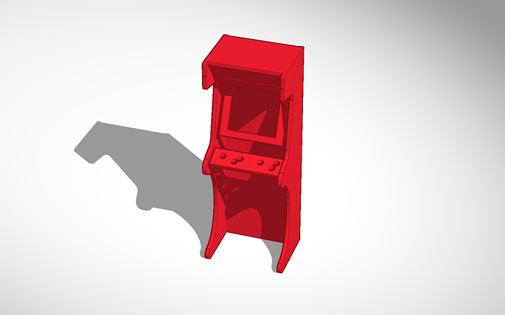 3D design Slim Arcade machine | Tinkercad