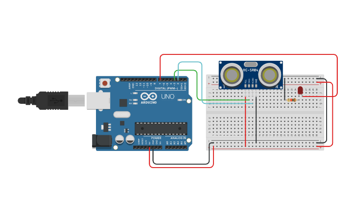 Circuit design Sound Detector - Tinkercad