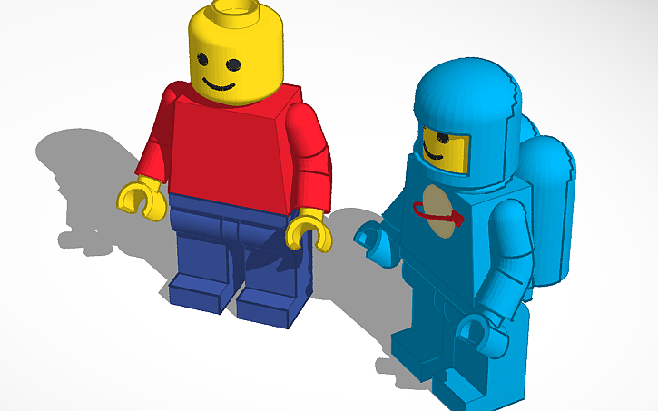 3D design Lego Men - Tinkercad