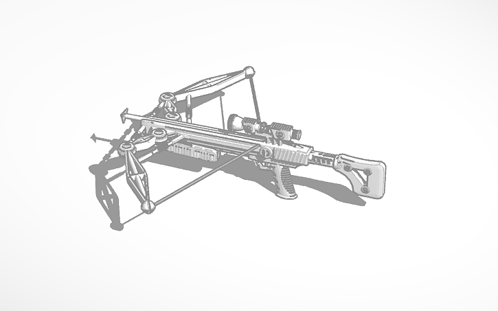 3D design crossbow - Tinkercad