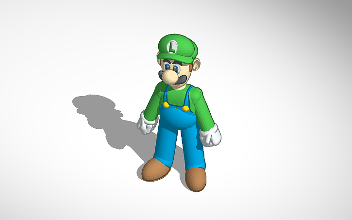 3D design Luigi - Tinkercad