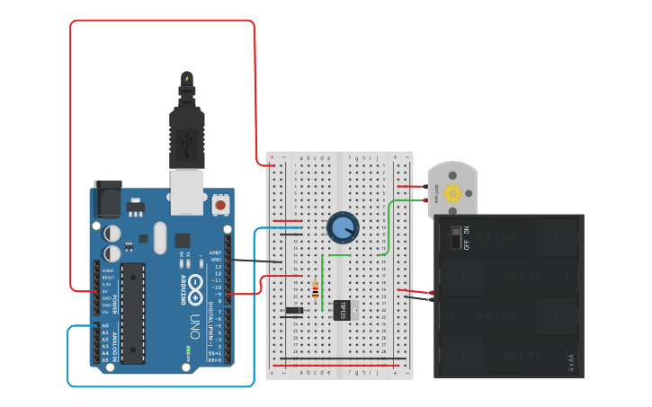 Circuit design Transistor Circuit | Tinkercad