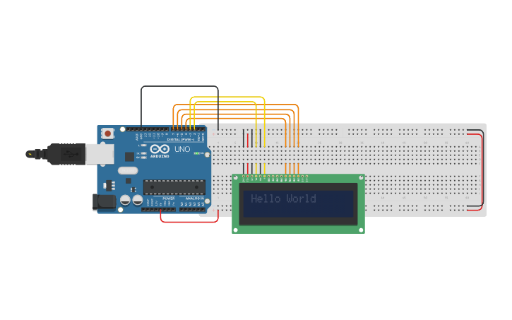 Circuit Design Arduino Uno Lcd 16 Tinkercad
