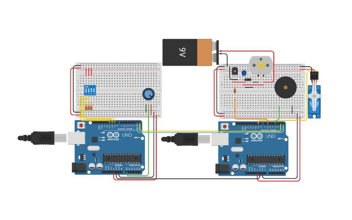 Circuit design Midterm Exam - Embedded Lab - Tinkercad