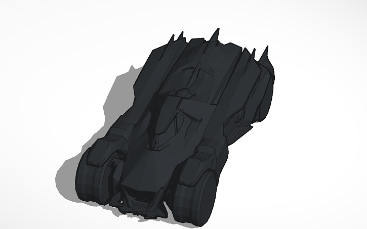 3D design batman car - Tinkercad