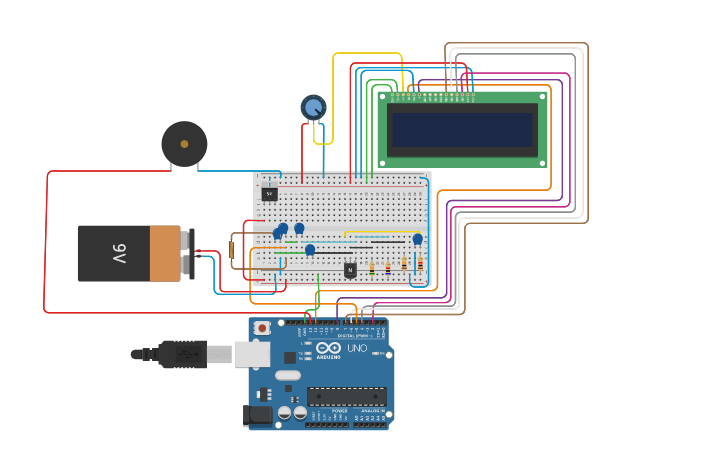 Circuit Design Metal Detector Tinkercad