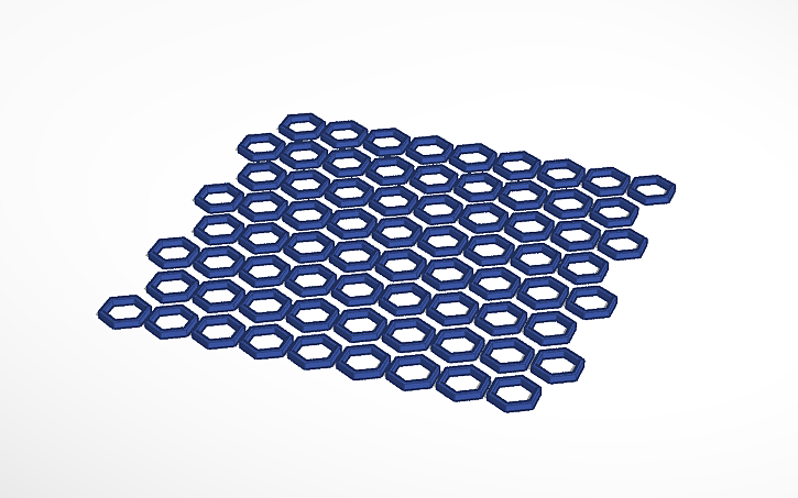 3d Design Hexagonal Pattern Tinkercad 0194