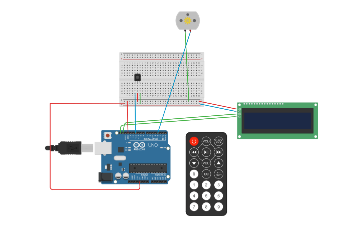 Circuit design Infrared Sensor - Tinkercad