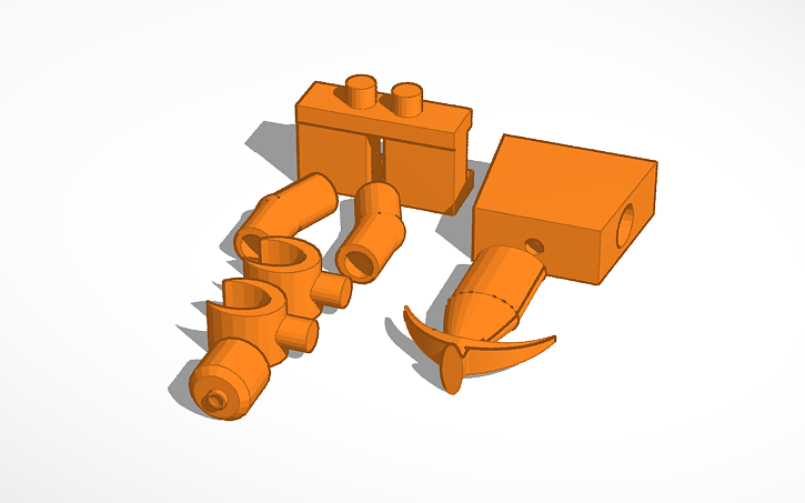 3D design lego man - Tinkercad