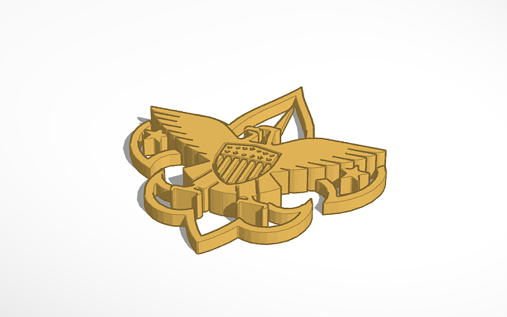 3D design BSA Logo - Boy Scouts of America Logo - Tinkercad