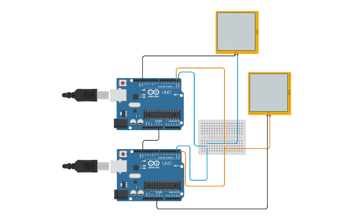 Circuit Design Serial Communication With Arduino Tinkercad