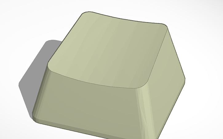 3D design romer g keycap - Tinkercad