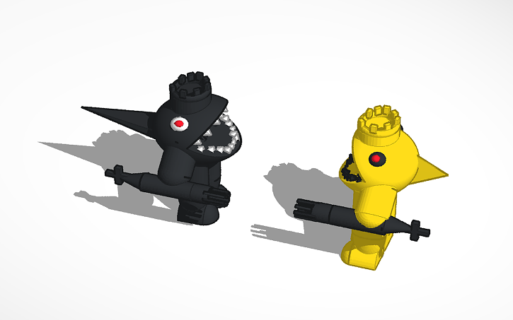 3D design killer pacmans | Tinkercad