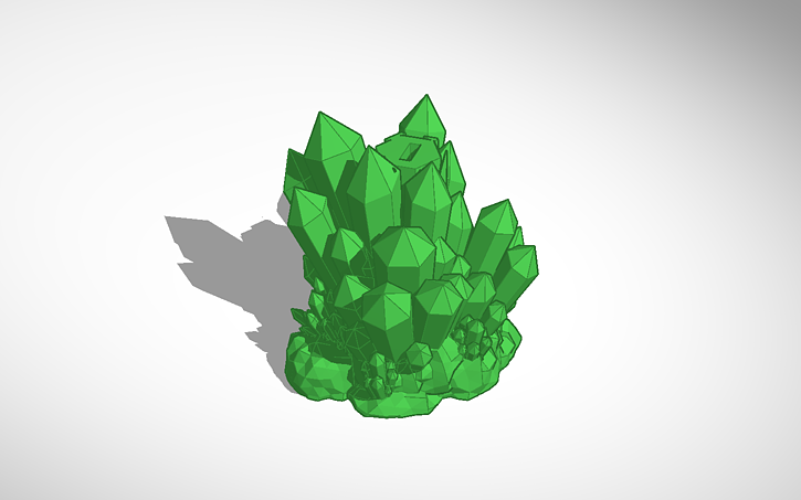 3D design crystal - Tinkercad