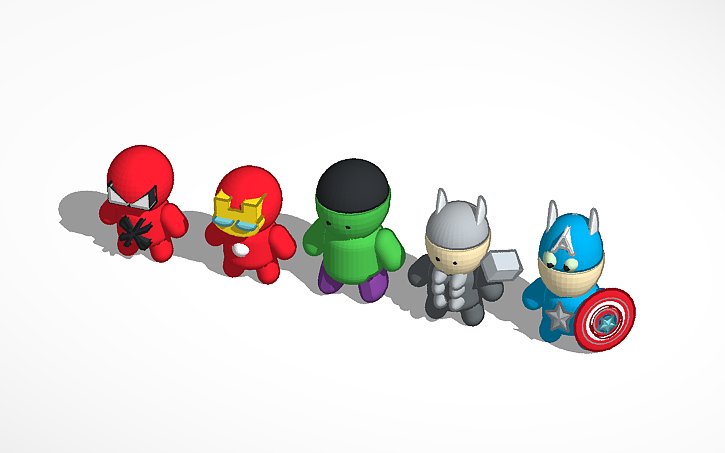 3D design Derp Avengers - Tinkercad