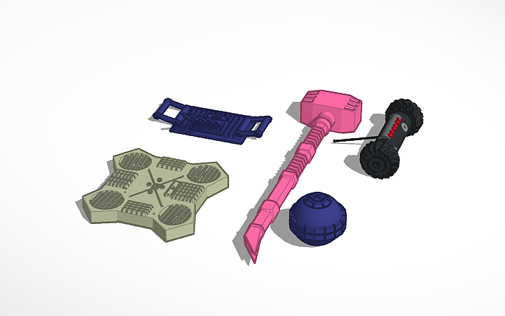 3D design Rainbow Six Siege stuff + - Tinkercad