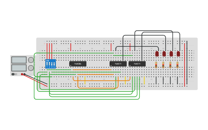 Circuit Design 2 4 Decoder Tinkercad