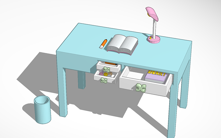 3D design Desk - Tinkercad