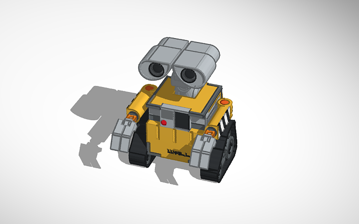 3D design WALL-E - Tinkercad