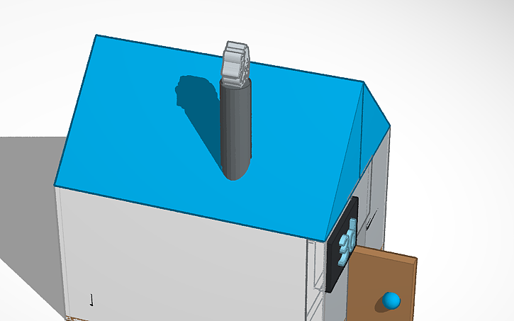 3D design A house, - Tinkercad