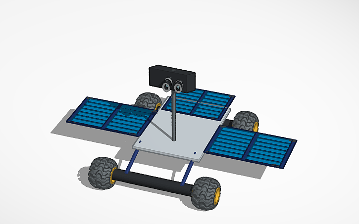 3D design Mars Rover- Aum Madhu - Tinkercad