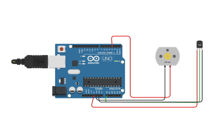 Circuit design CODEโครงงาน - Tinkercad