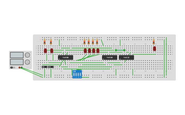 Circuit Design Multiplexer Tinkercad