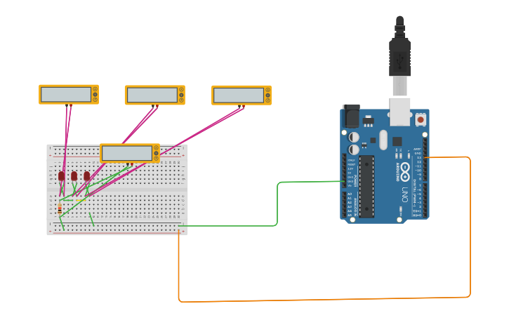 Circuit Design 3 Led Series Circuit Tinkercad