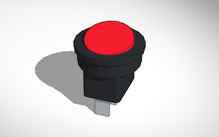 3D design Power switch - Tinkercad