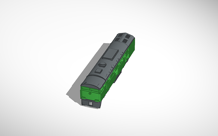 3D design Тепловоз 2ТЭ116 / 2TE116 locomotive - Tinkercad