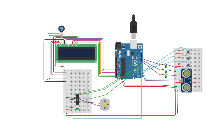 Circuit design essai - Tinkercad