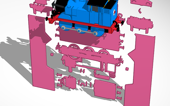3D design Thomas (CGI) (Nitrogen Studios model remake) - Tinkercad