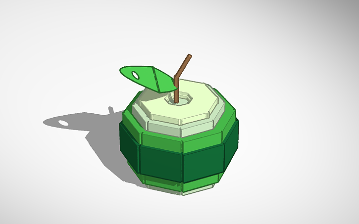 3D design Sugar Apple - Tinkercad