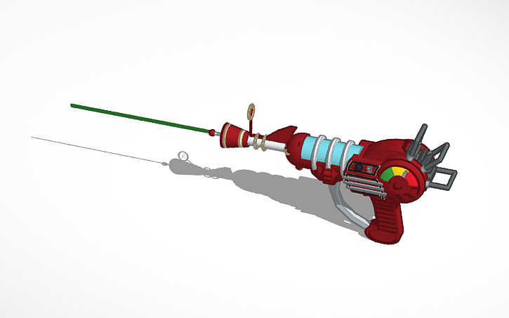 3D design pats ray gun | Tinkercad