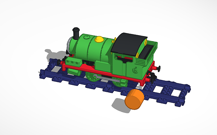 3D design Train Tracks - Tinkercad