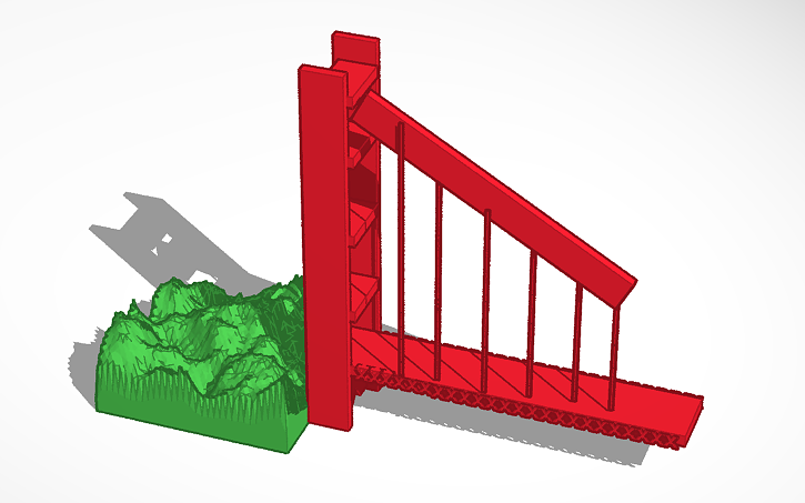 3D design Famous landmark - Tinkercad
