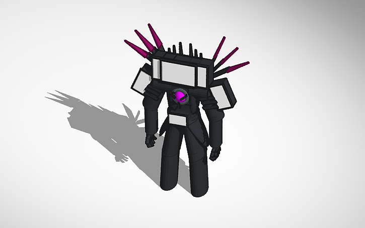 3D design Upgraded titan TV - man - Tinkercad