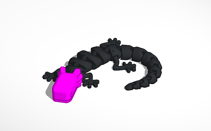 3D design Rain World Lizard - Tinkercad