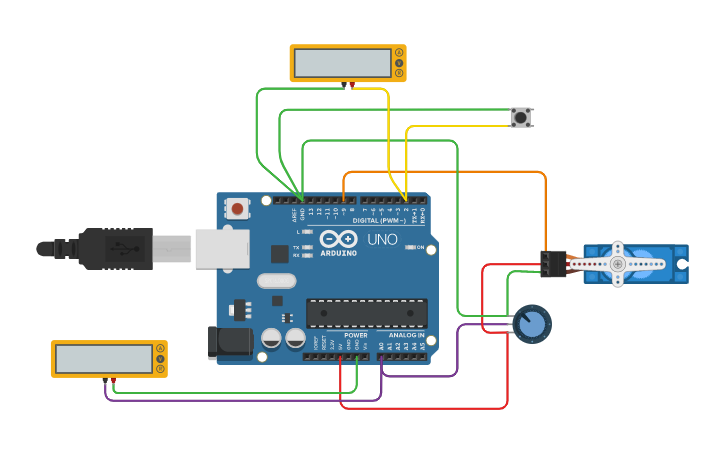 Circuit Design External Interrupts Tinkercad