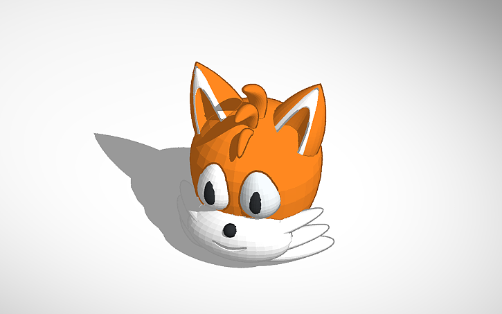 3D design tails - Tinkercad