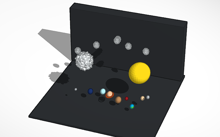 3D design Copy of Solar System - Tinkercad