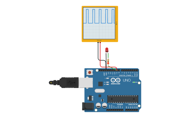 Circuit design Osciloscópio - Tinkercad