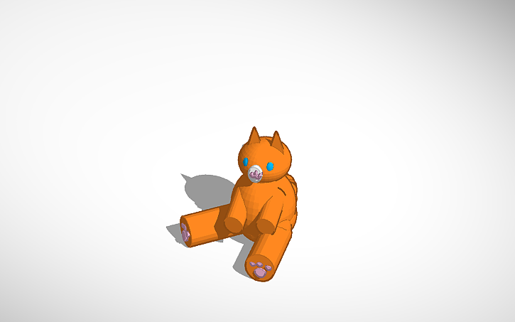 3D design Cute Kitty - Tinkercad