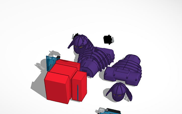 3D design Noisy Boy Torso, Head. - Tinkercad