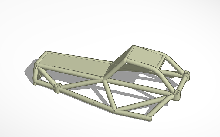 3D design rc car chassis - Tinkercad