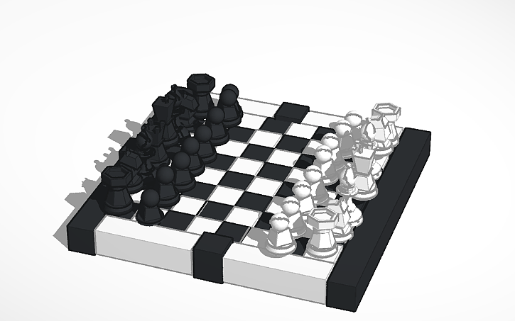 3D design chess - Tinkercad