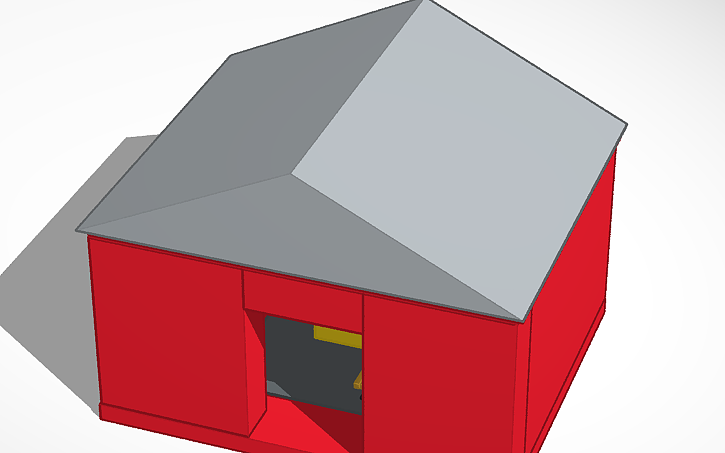 3D design mini home - Tinkercad